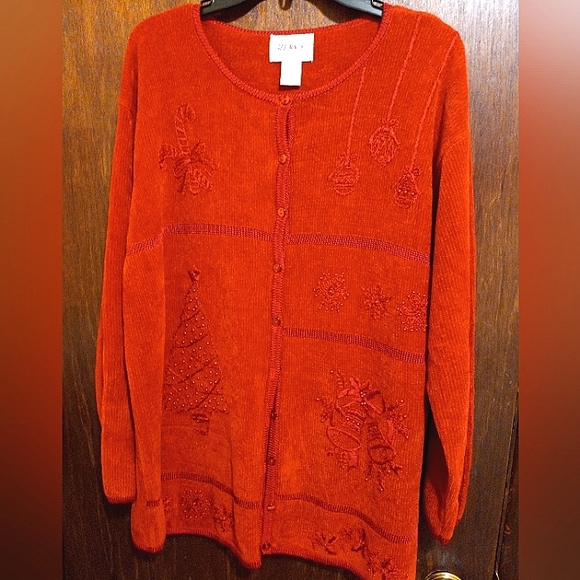 jenny | Sweaters | Jenny Red Vintage Christmas Sweater | Poshmark